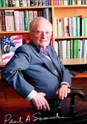Falleció Paul Samuelson, premio nobel padre de la economía moderna